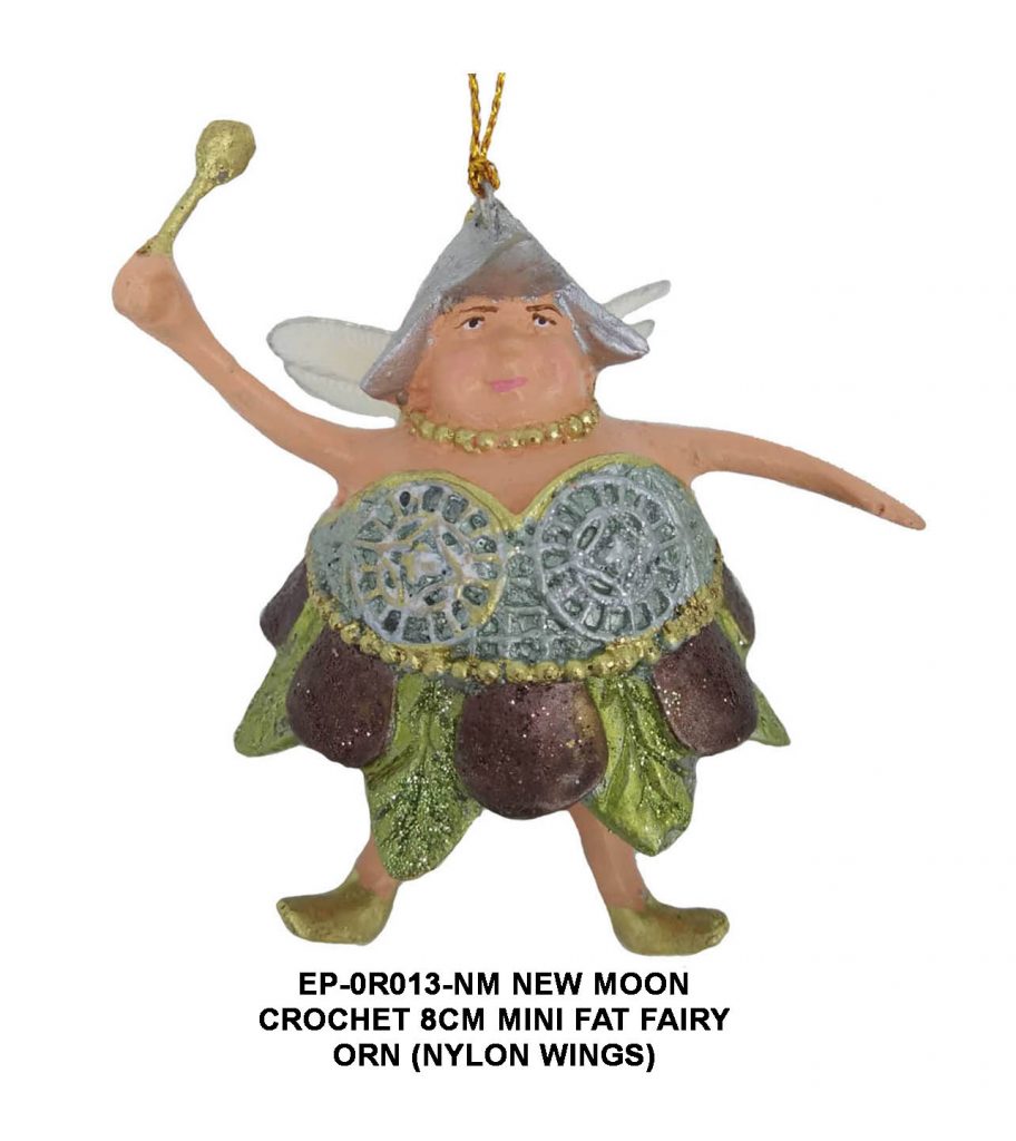 NewMoon Crochet Miniature Fat Fairy EP-0R013-NM - Lamond Products
